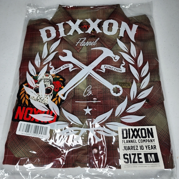 DIXXON | Shirts | Dixxon Flannel Juarez Flannel Shirt Yr Mens Medium ...